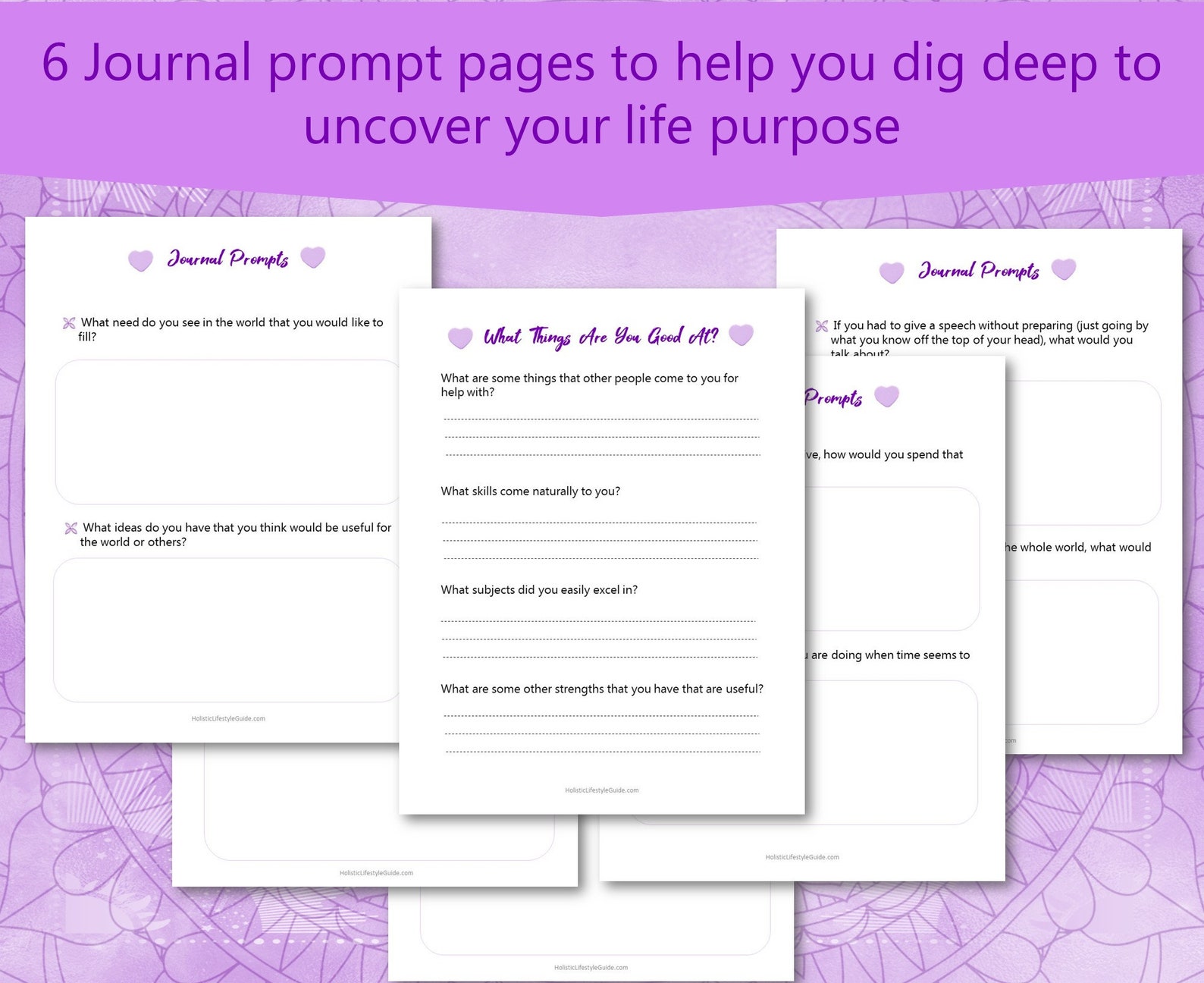 Printable Life Purpose Planner, Find Your Career Path, Find Your ...
