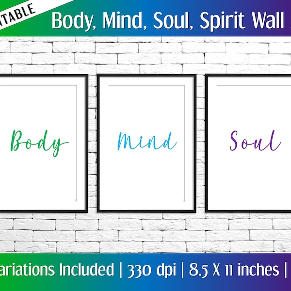 Mind Body Spirit - Etsy