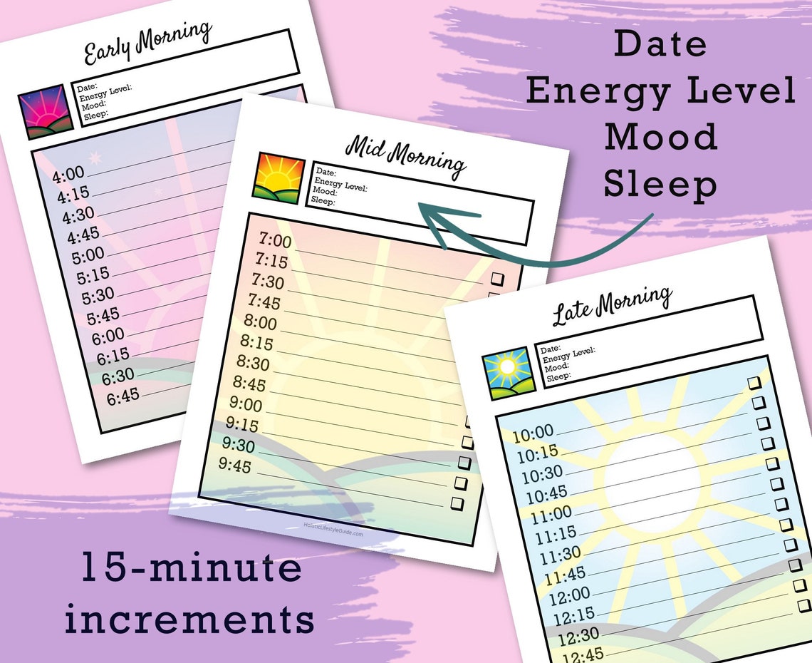 Printable Daily Routine Planner, Routine Chart, Morning Routine ...