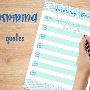 Inspiration Journal, Printable Journal, Journal Pages, Inspirational ...