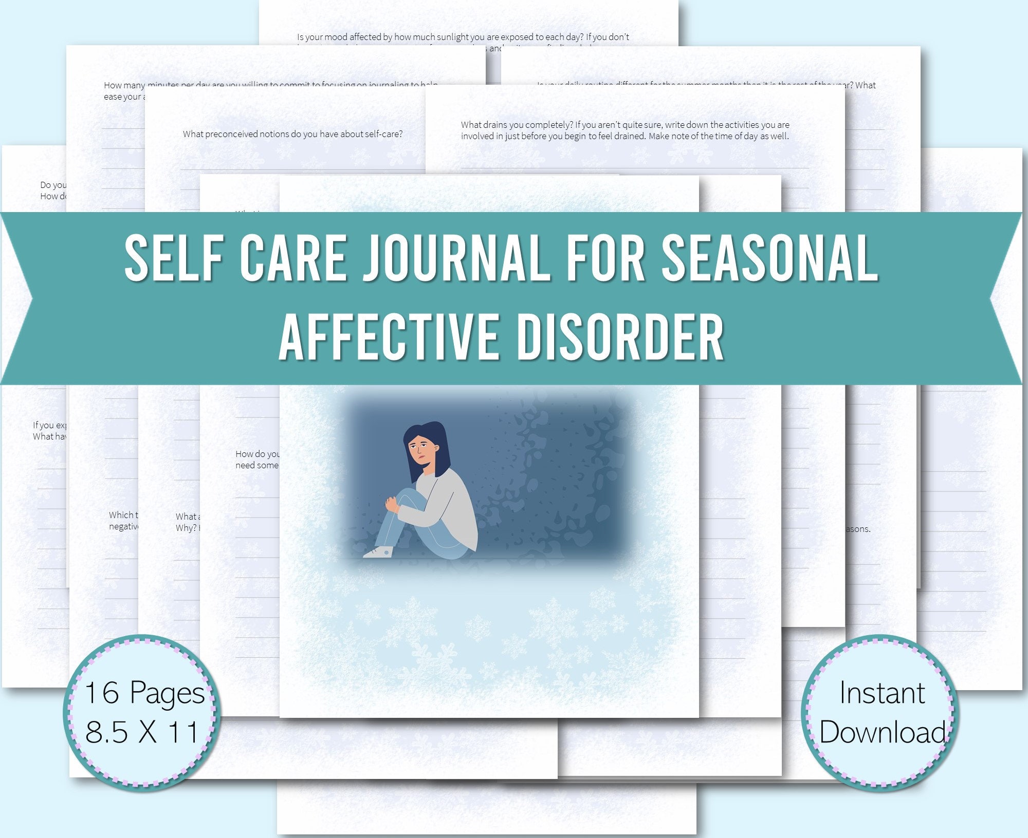 Self Care Journal, Seasonal Affective Disorder, Seasonal Depression ...