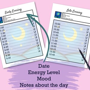 Printable Daily Routine Planner, Routine Chart, Morning Routine ...