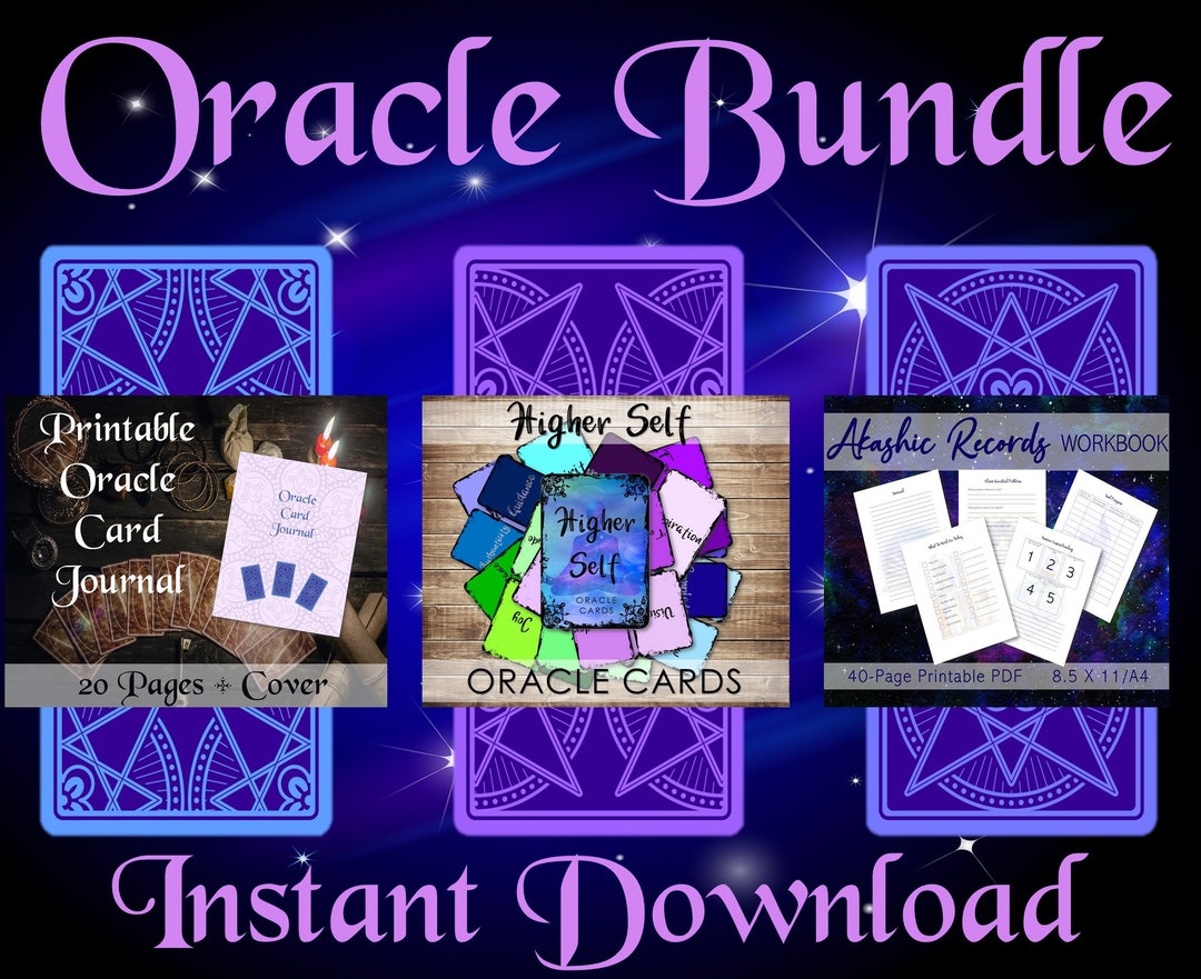 Oracle Bundle, Spiritual Bundle, Printable Oracle, Divination Tools ...