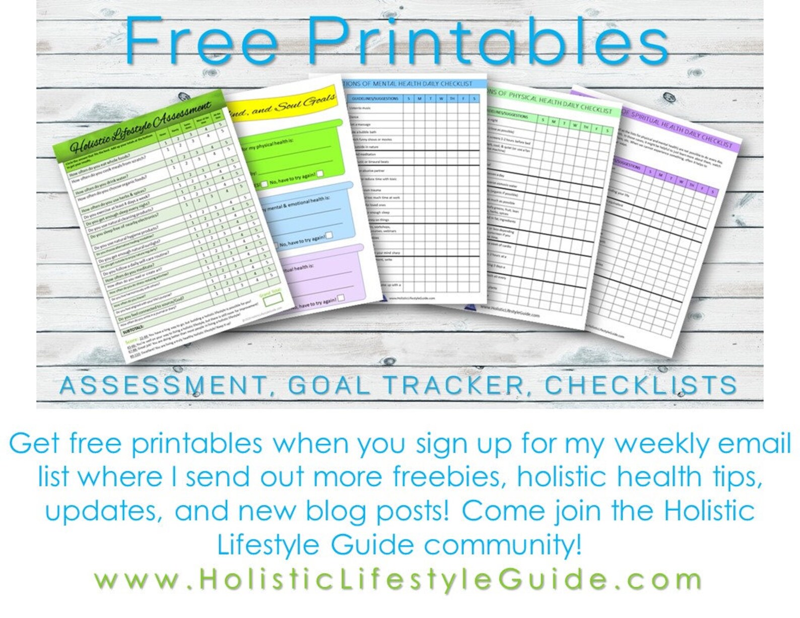 Printable Healthy Lifestyle Planner, Routine Planner, Health and ...