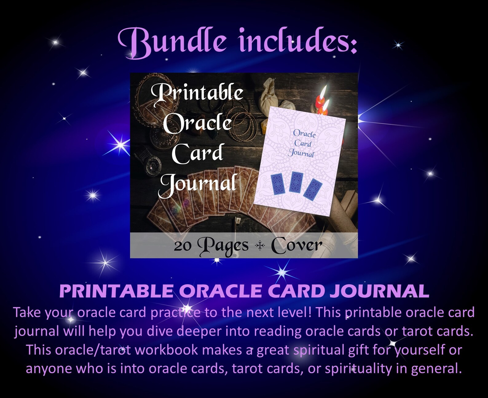 Oracle Bundle, Spiritual Bundle, Printable Oracle, Divination Tools ...