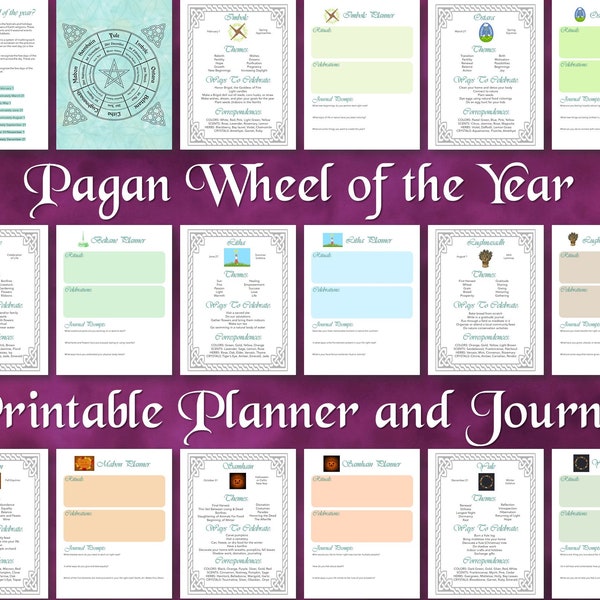 Pagan Sabbat Planner - Etsy