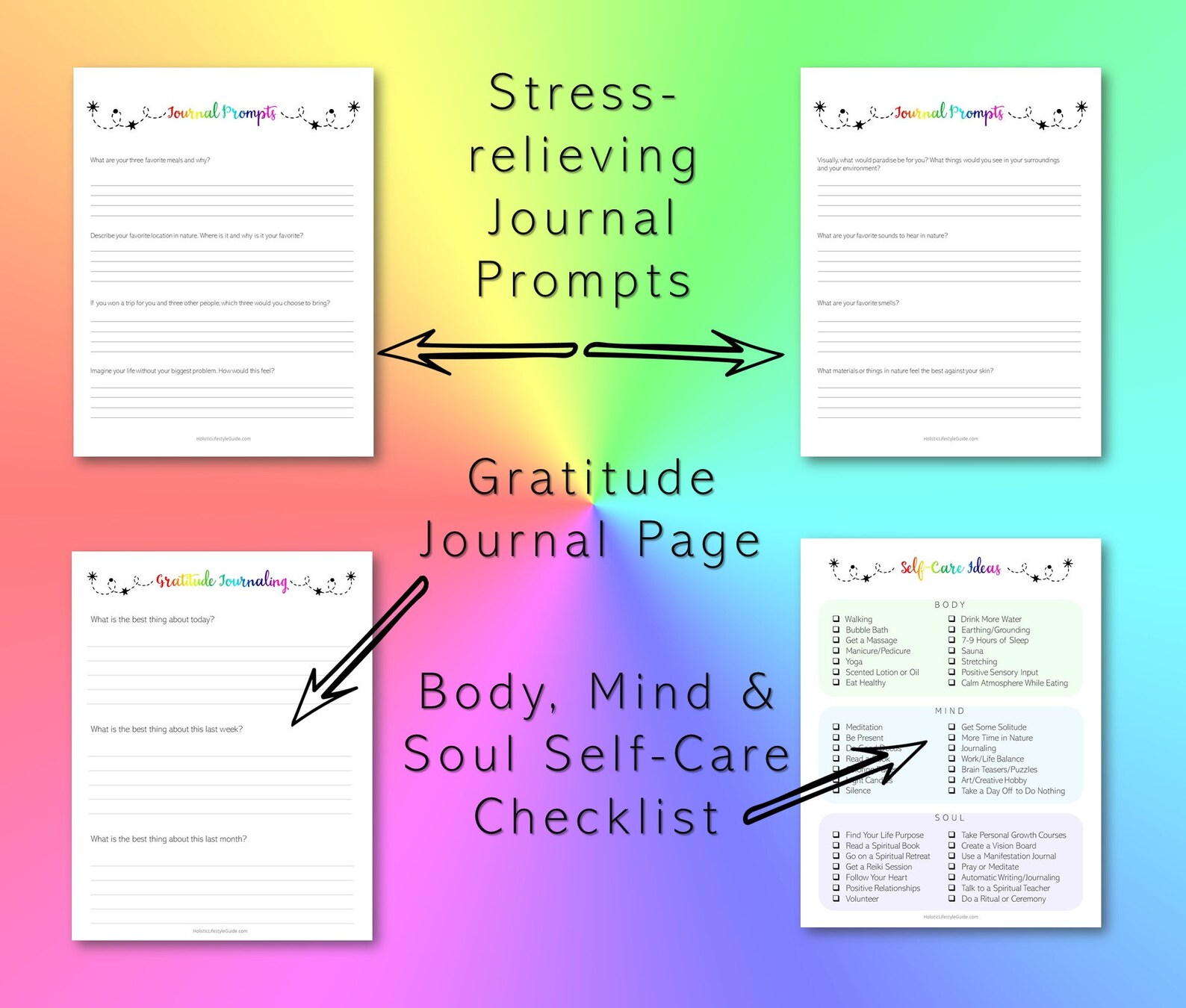 Stress Relief Workbook, Stress Relief Printable, Stress Reduction ...