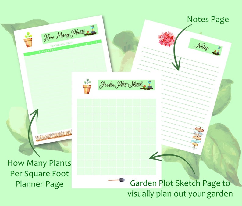 Printable Garden Planner, Gardening Journal, Seed Starting, Garden ...