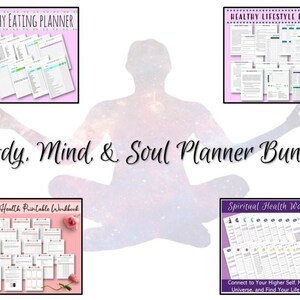 Holistic Bundle, Printable Health Planner, Healthy Lifestyle, Wellness ...