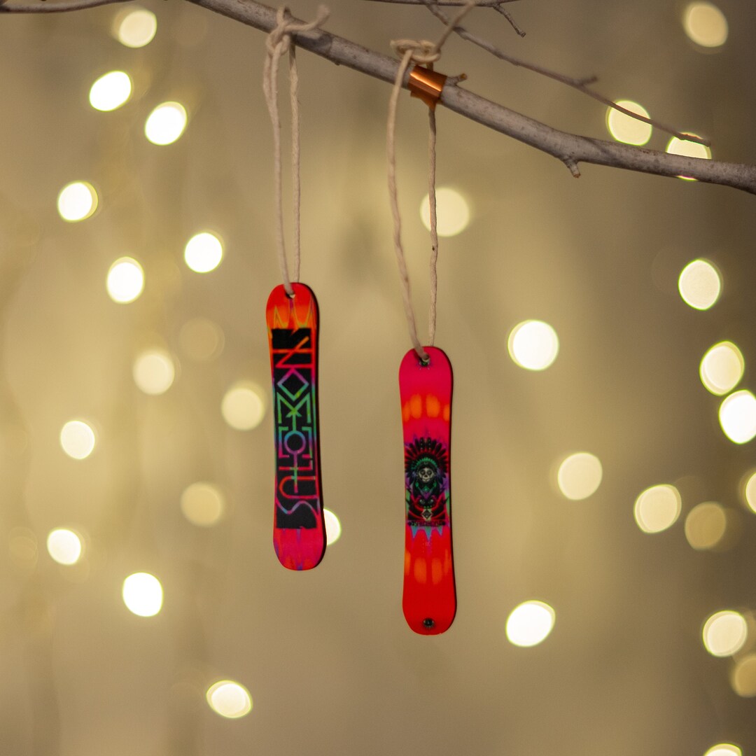 Bespoke Snowboard Christmas Tree Decoration - Etsy