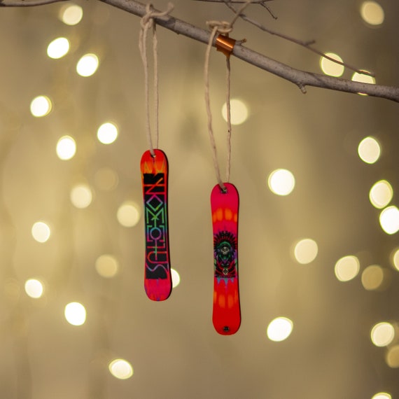 Bespoke Snowboard Christmas Tree Decoration - Etsy