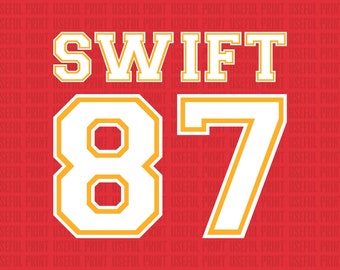 T Swift Travis Kelce Number 87 Digital Download Kansas Swifty SVG PNG ...