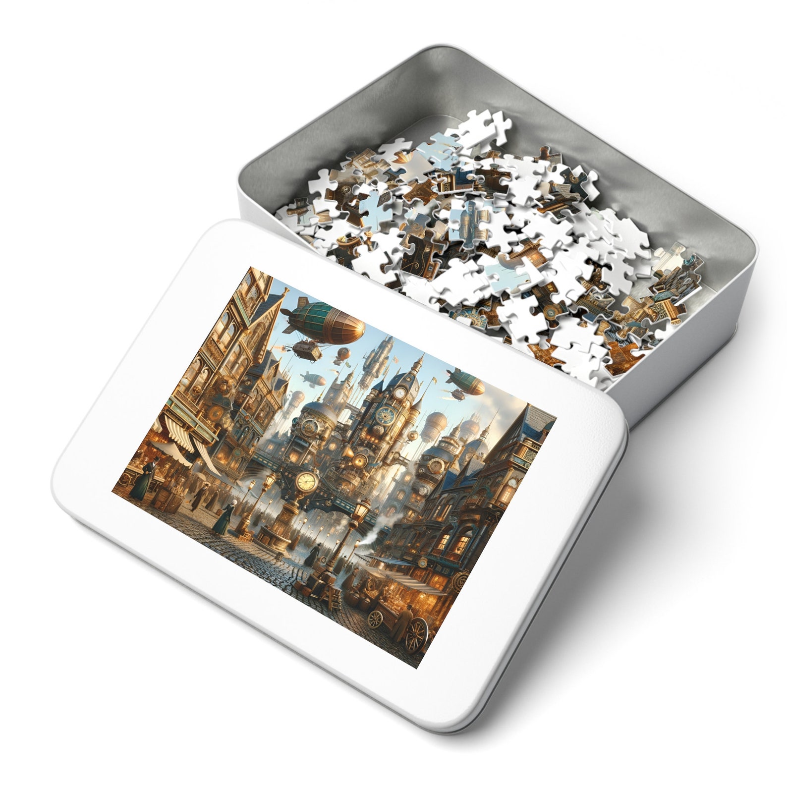 Steampunk Metropolis: A City of Gears and Dreams - Etsy