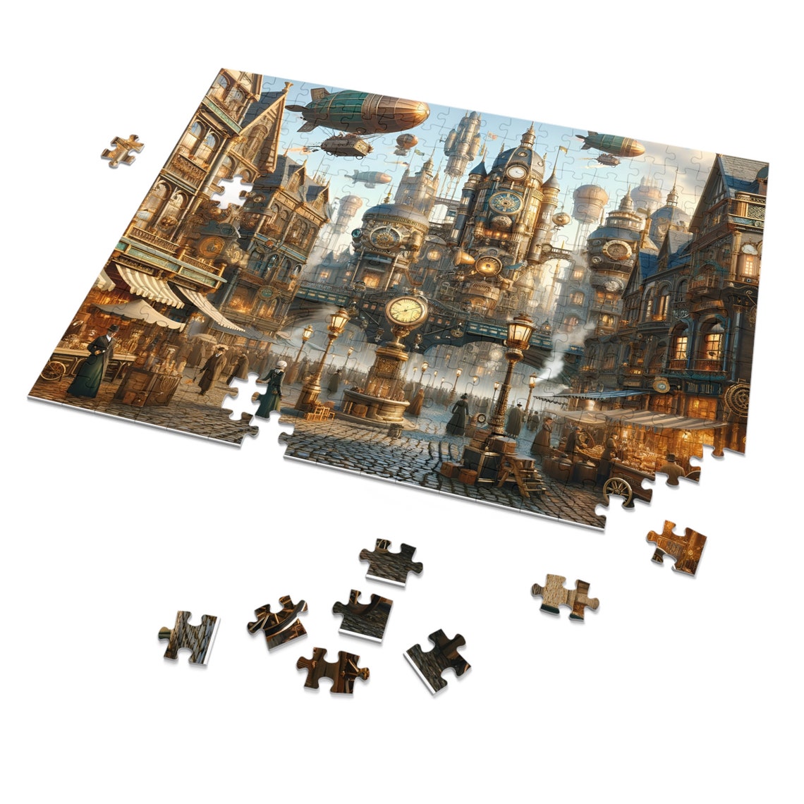 Steampunk Metropolis: A City of Gears and Dreams - Etsy