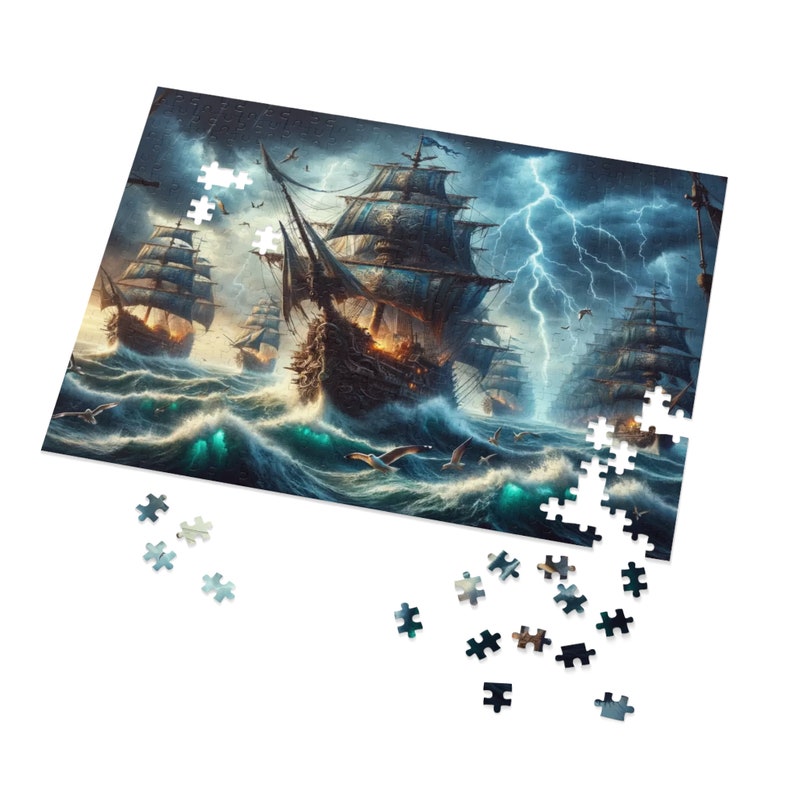 Mystic Seas: Epic Fantasy Battle Puzzle - Etsy