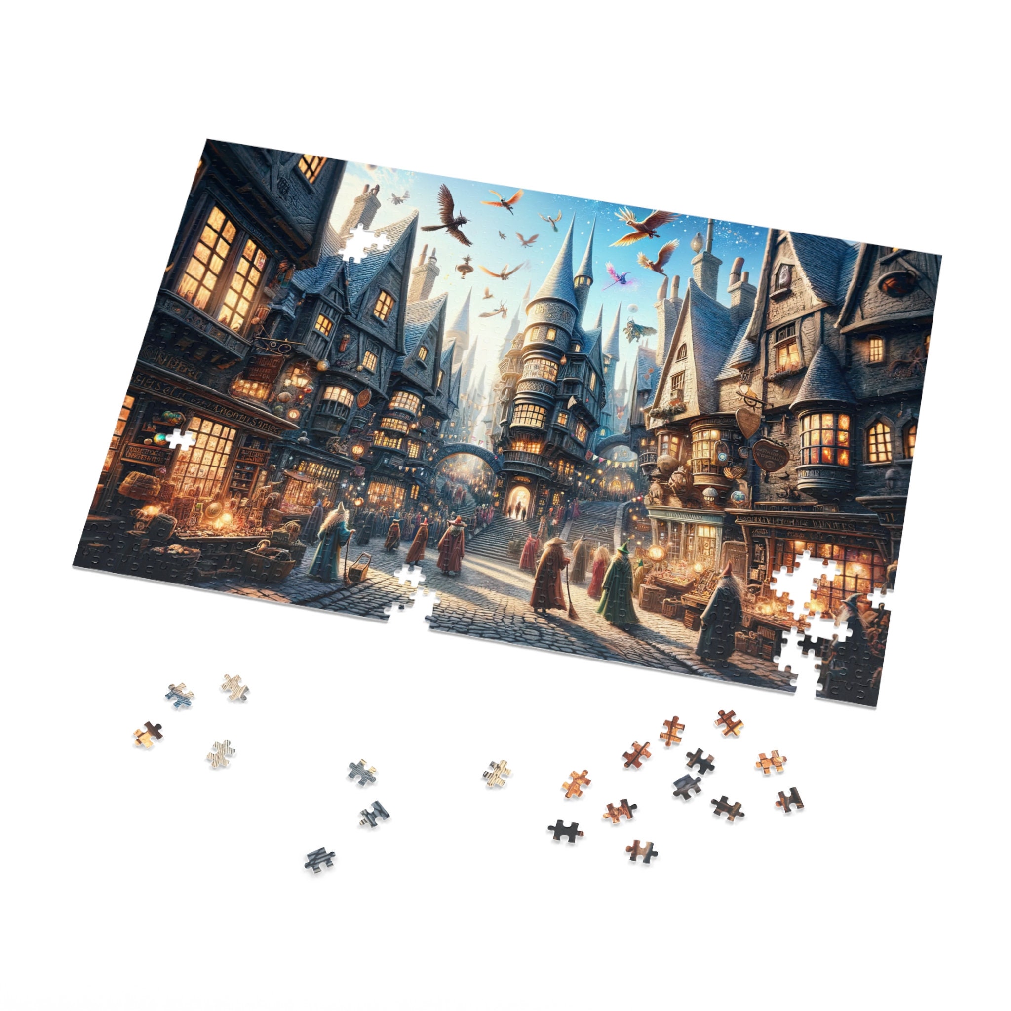 Magical Landscape Wizarding World Jigsaw Puzzle - Etsy