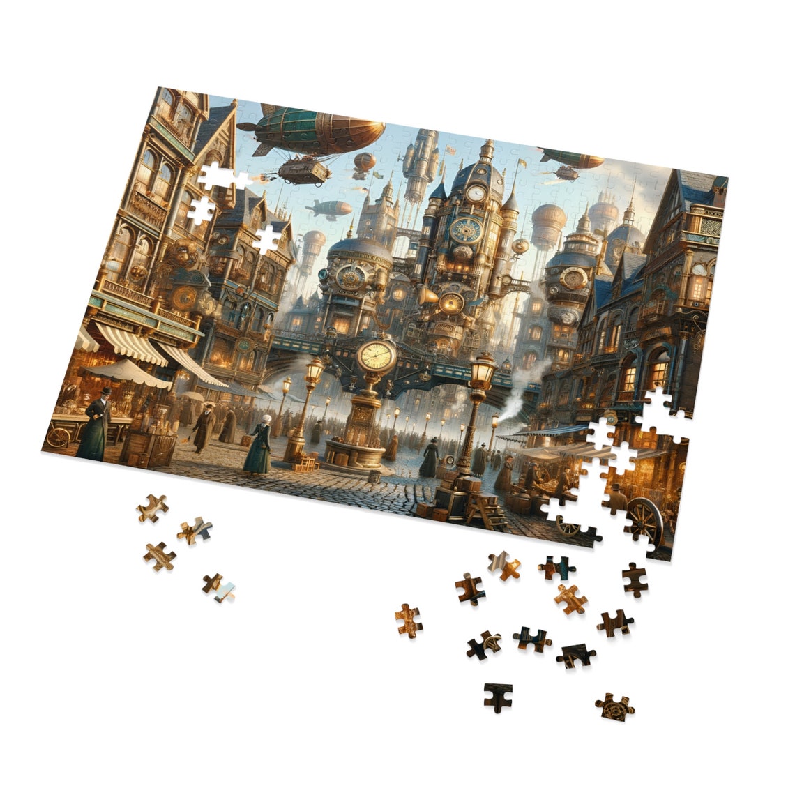 Steampunk Metropolis: A City of Gears and Dreams - Etsy