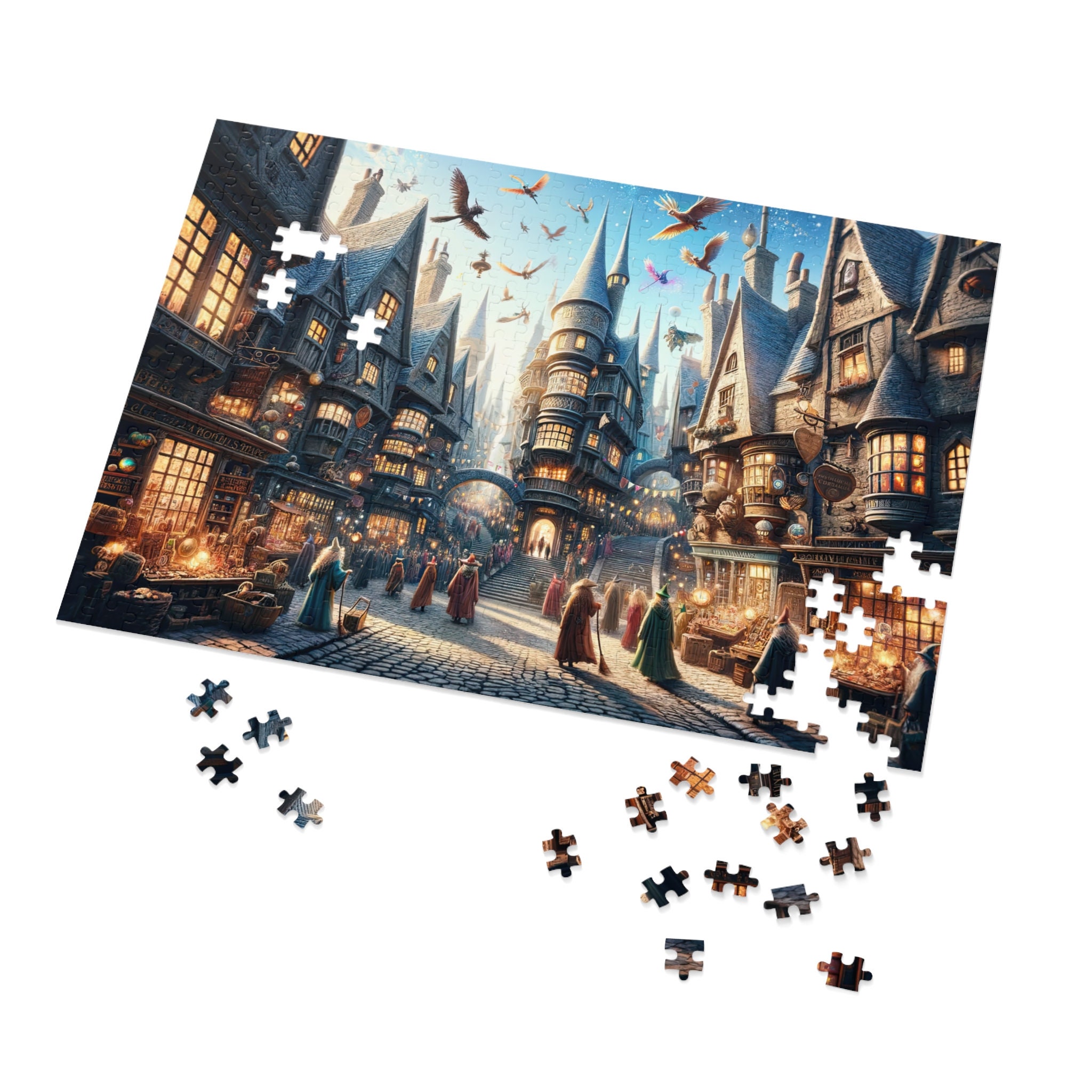 Magical Landscape Wizarding World Jigsaw Puzzle - Etsy