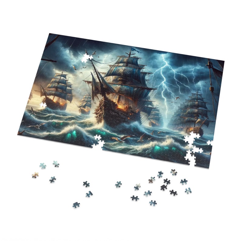 Mystic Seas: Epic Fantasy Battle Puzzle - Etsy