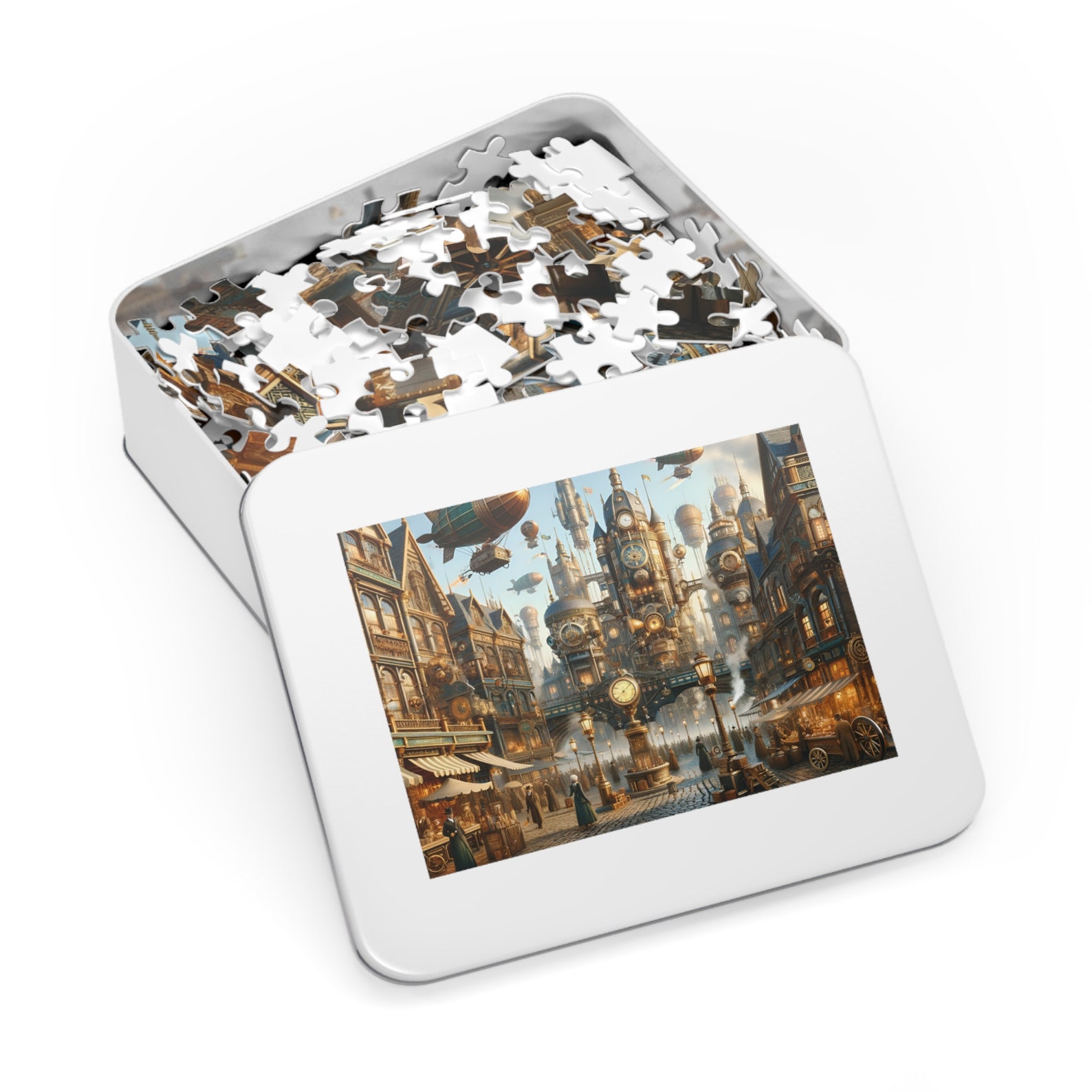 Steampunk Metropolis: A City of Gears and Dreams - Etsy