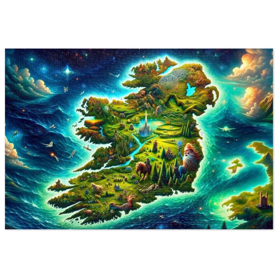 Enchanted Ireland Fantasy Puzzle - Etsy