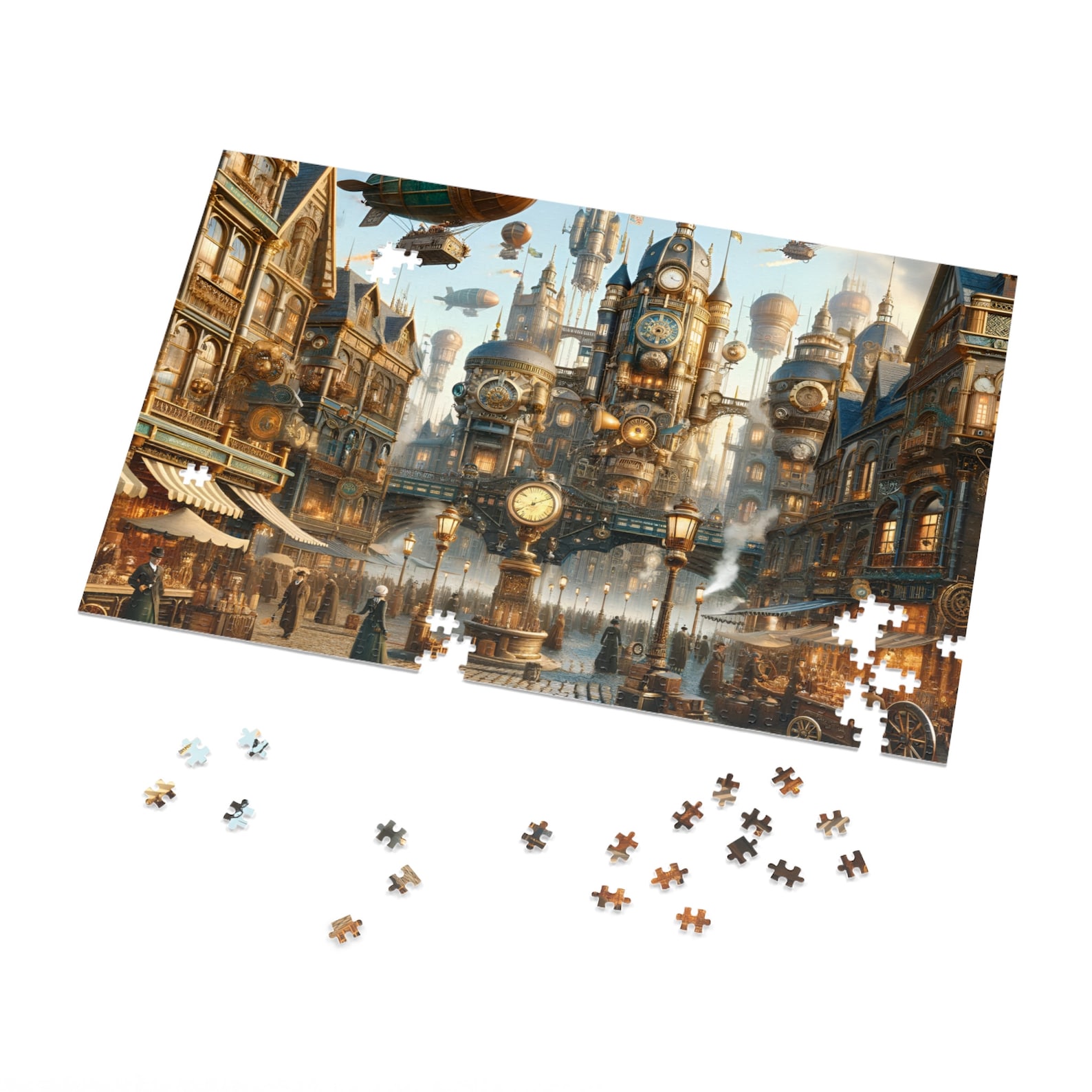 Steampunk Metropolis: A City of Gears and Dreams - Etsy