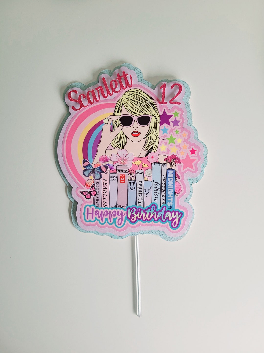 Personalised SWIFTY Cake Topper - Etsy