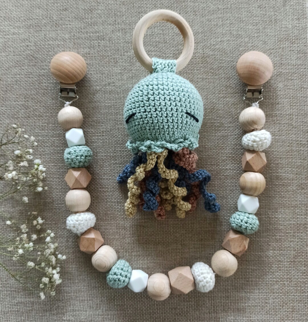 Stroller Chain and Jellyfish in a Set - Etsy