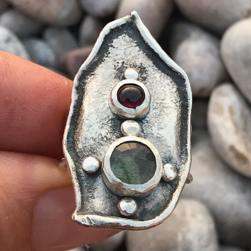 Unusual Silver Ring - Etsy