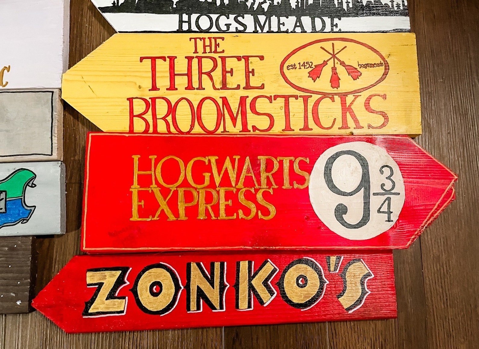 Wooden Wizard World Sign - Etsy