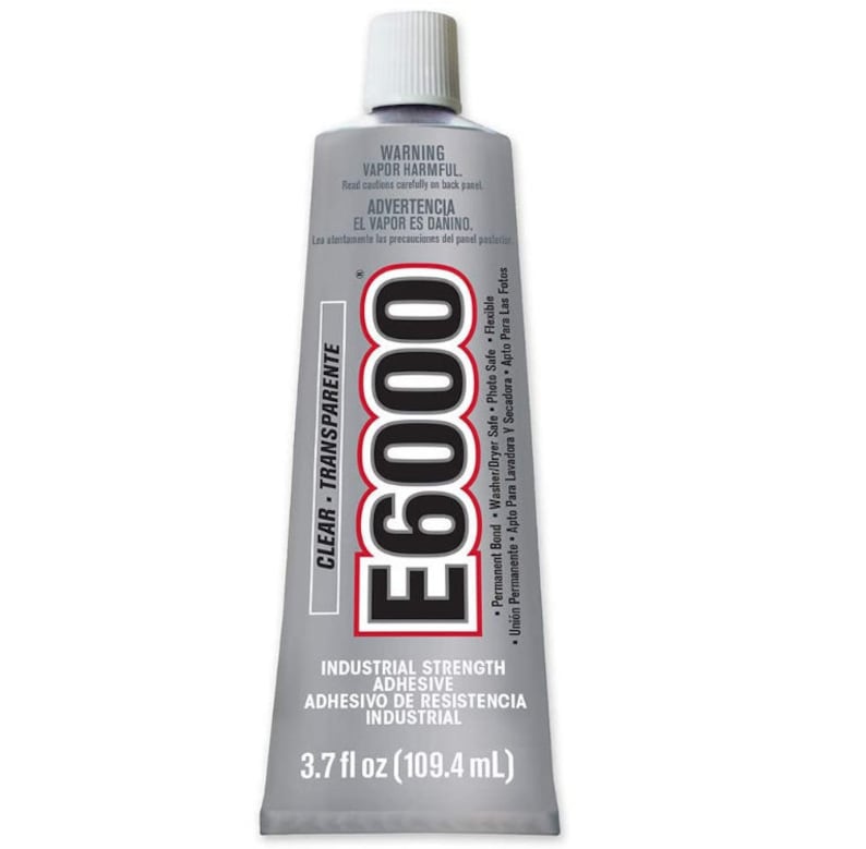 E6000 Craft Adhesive | 3.7oz Clear Industrial-strength Glue for Jewelry ...