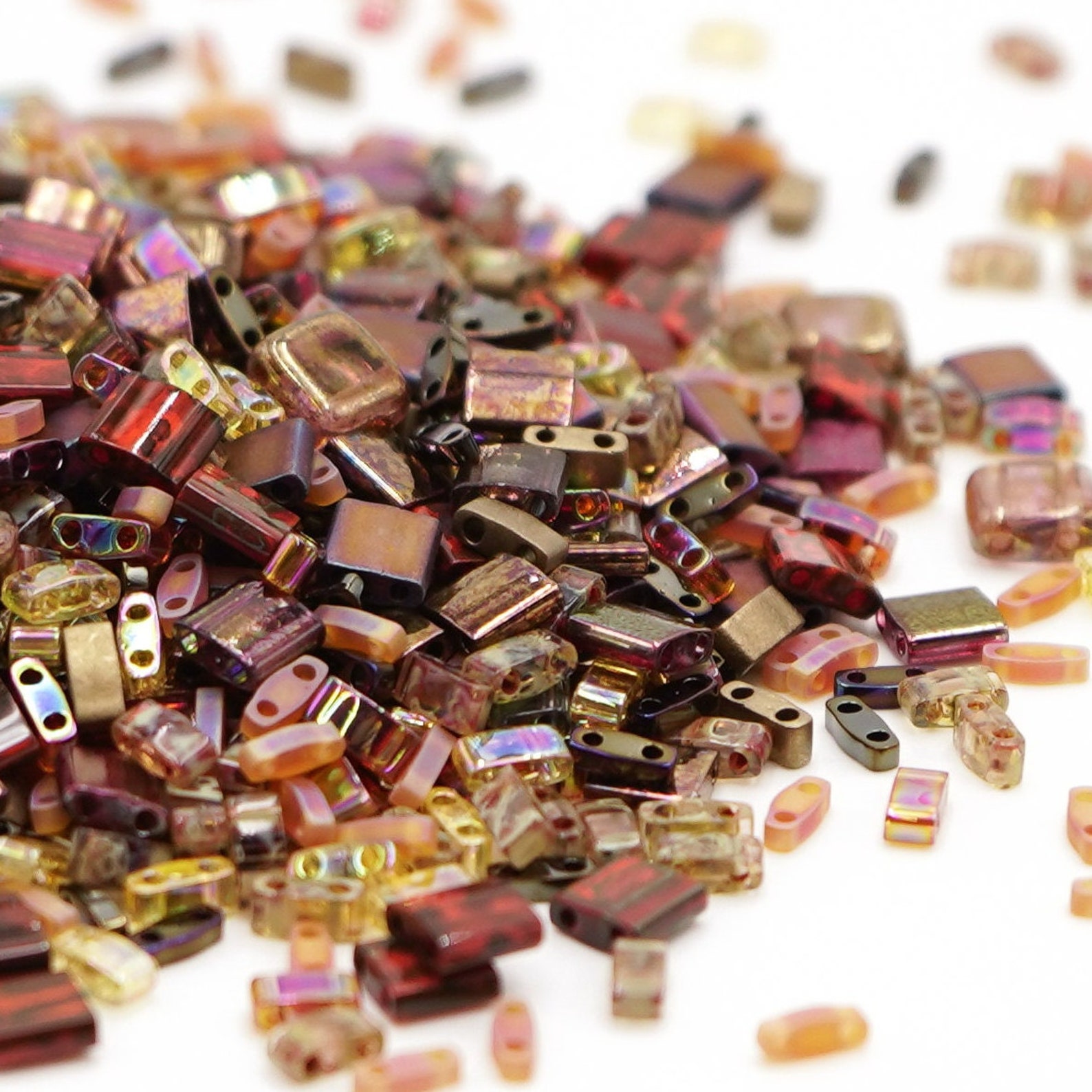 Tila Bead Mix AUTUMN RUSH Miyuki Tila Beads Mack & Rex - Etsy