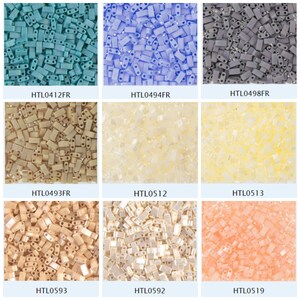 Half Tila Beads | Miyuki Half Tila Colors | Half Size Tila Beads | Flat ...