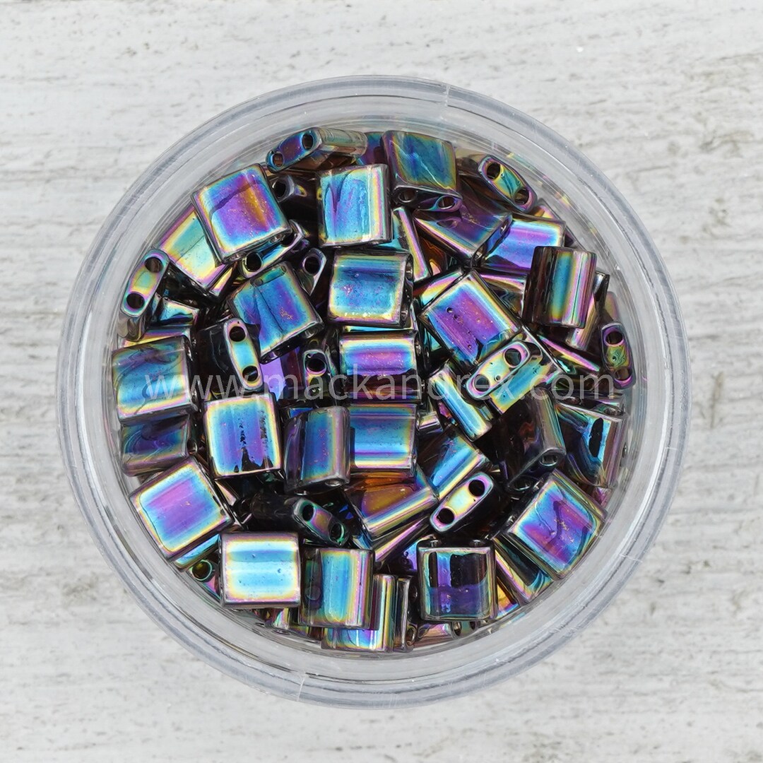 Miyuki Tila Beads TL0296 - Dark Amethyst Tila Beads | 10 Grams of Tila ...