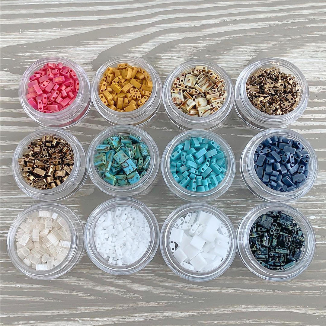 Tila Bead Kit, Makes 20 Tila Bracelets, Beachy Bead Colors, Tila Beads ...