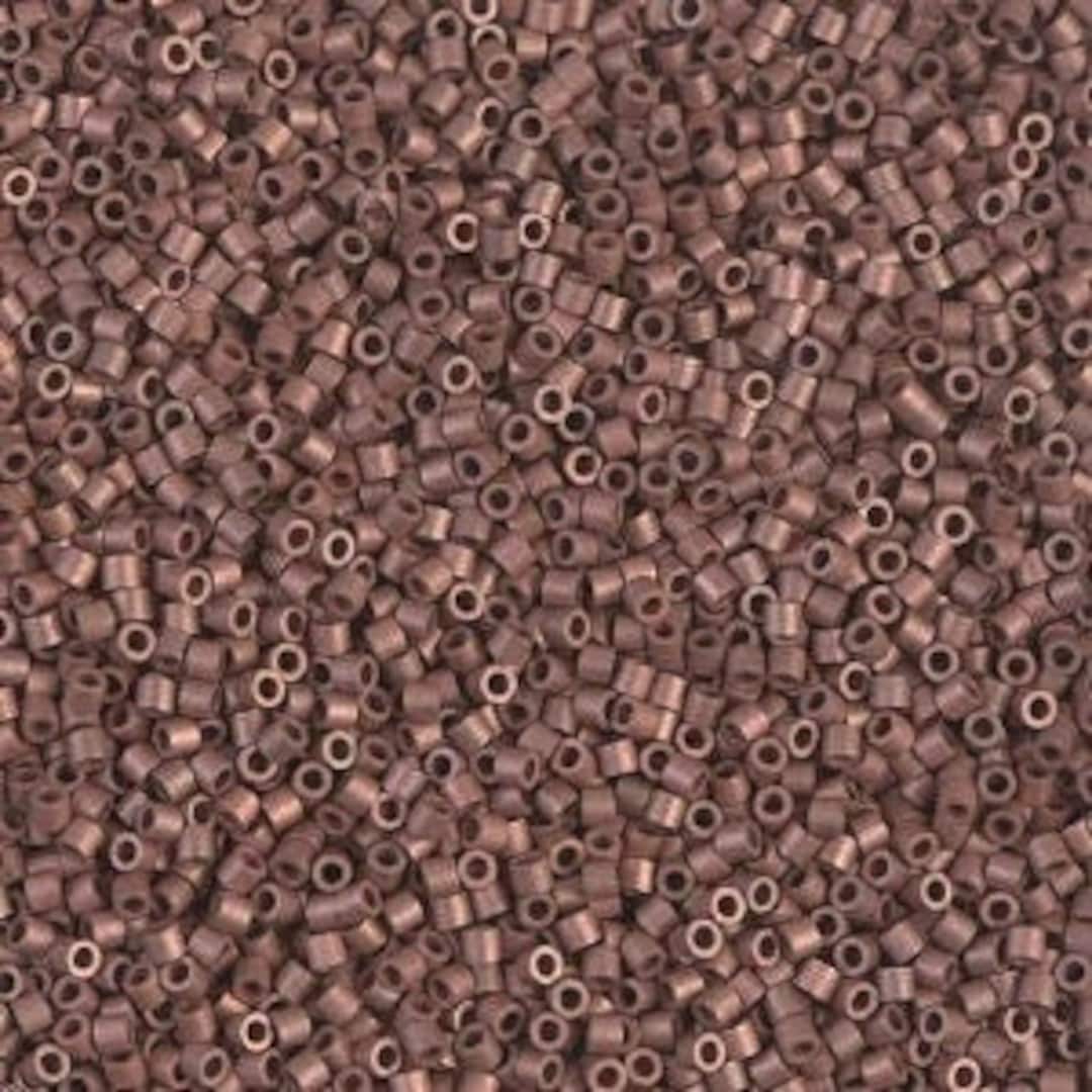 Miyuki Delica 15/0 Matte Copper Plated 15/0 Delica Beads 10 GRAMS DBS0340 Miyuki Delica Beads 15 ...