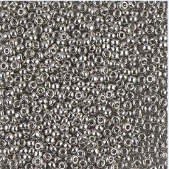 Palladium Plated Metallic 11/0 Miyuki Rocaille RR11-0194 - Etsy