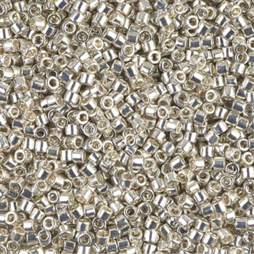 Galvanized Silver 10/0 Delica || DBM-0035 || Delica Seed Beads ...