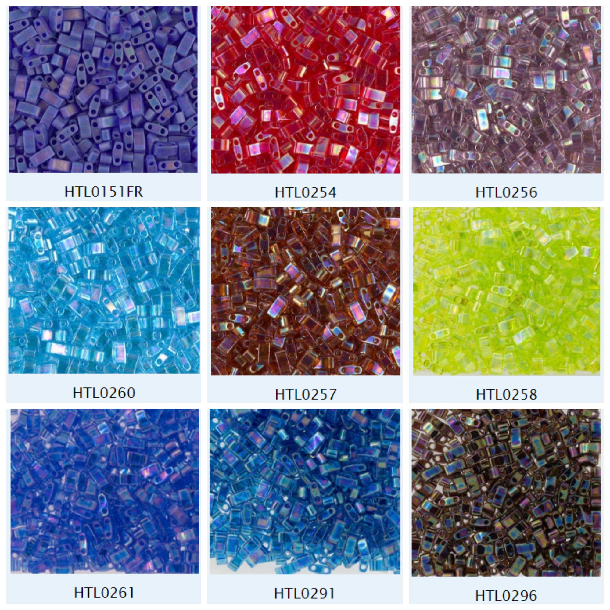 Miyuki Half Tila 45 COLORS Half Tila Beads Bulk Miyuki - Etsy