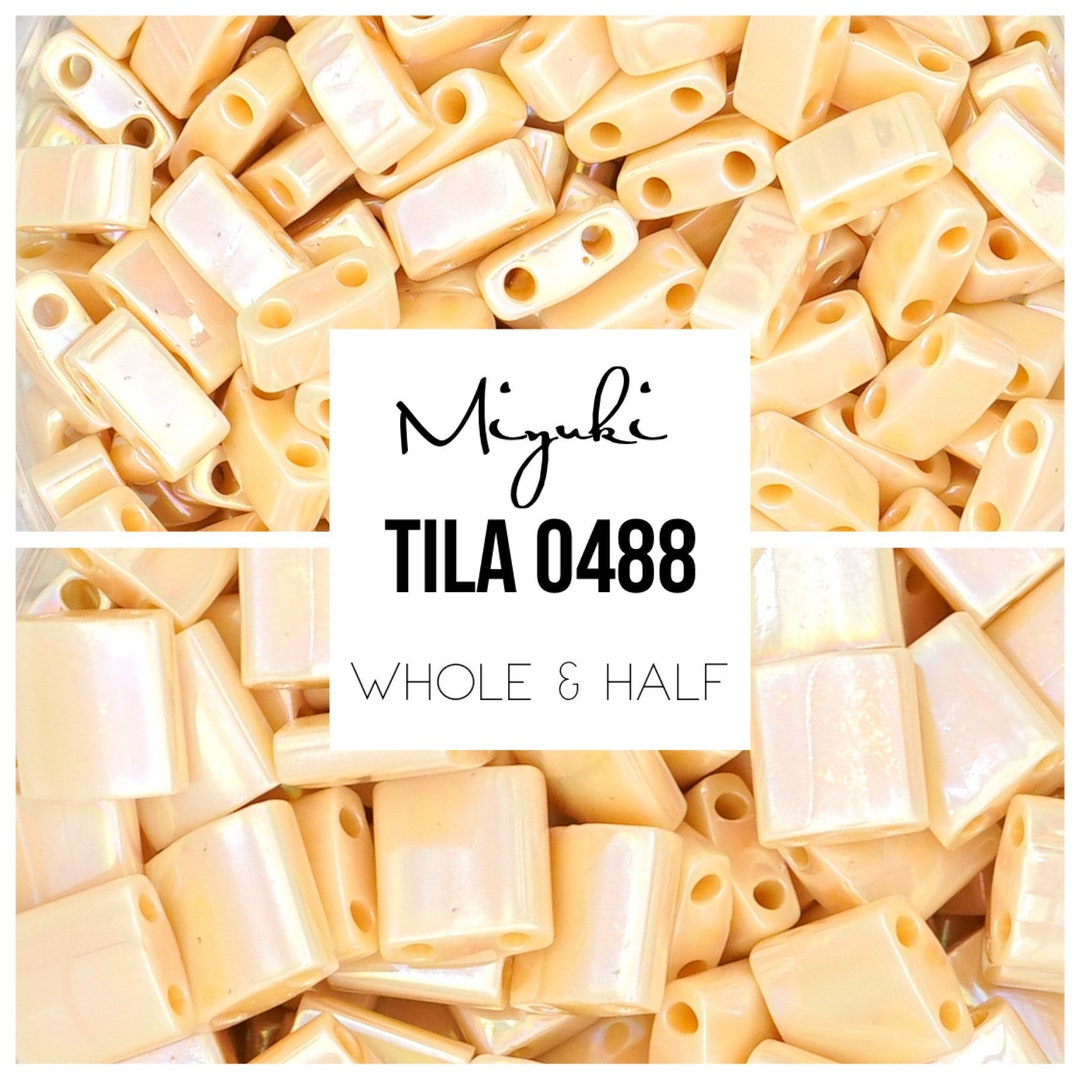 Miyuki Tila Beads TL0488 - Neutral Tila Beads | Tila Tile Beads | Flat ...