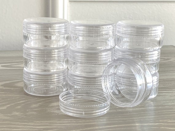Round Bead Containers 25 Pack Plastic Bead Containers 1.5 - Etsy