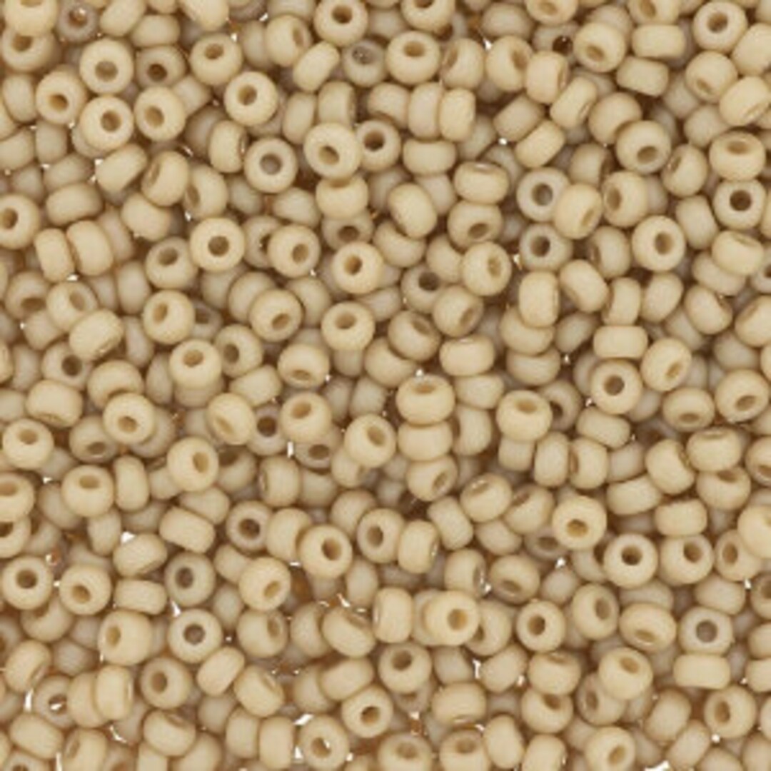 Opaque Matte Glazed Adobe Sand Rainbow 11/0 Miyuki Rocaille RR11-4691 ...