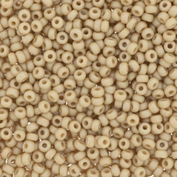 Opaque Matte Glazed Adobe Sand Rainbow 11/0 Miyuki Rocaille | Etsy