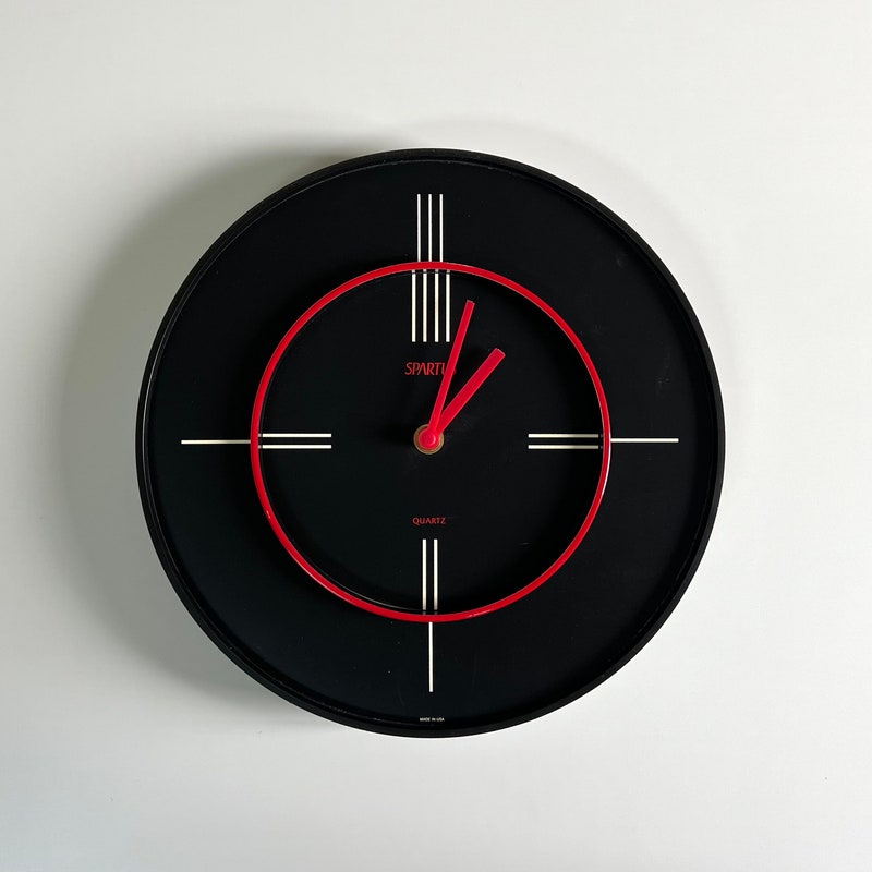 80s Wall Clock - Etsy