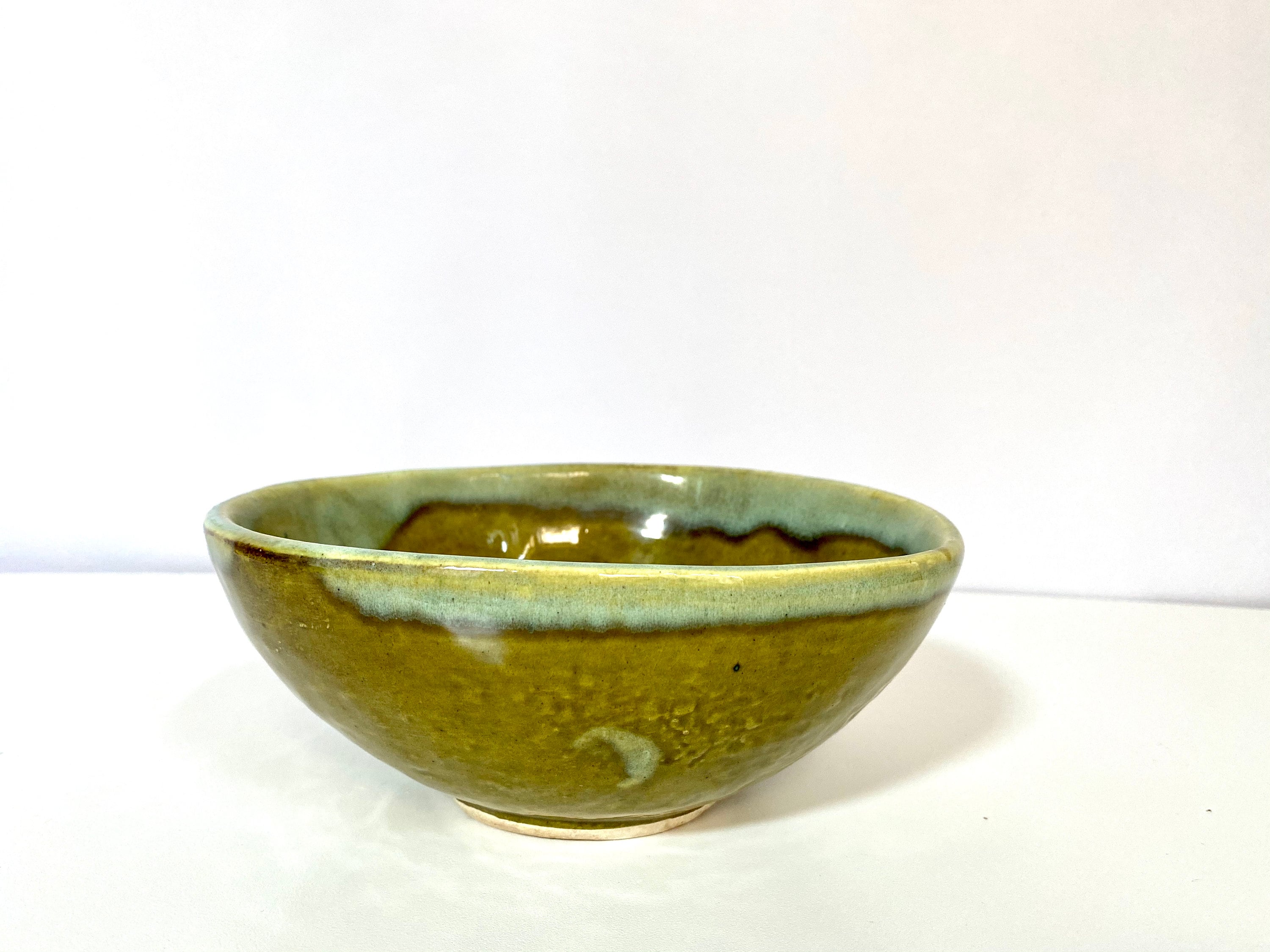 Vintage CA Studio Pottery Drippy Glaze Ceramic Bowl CA - Etsy