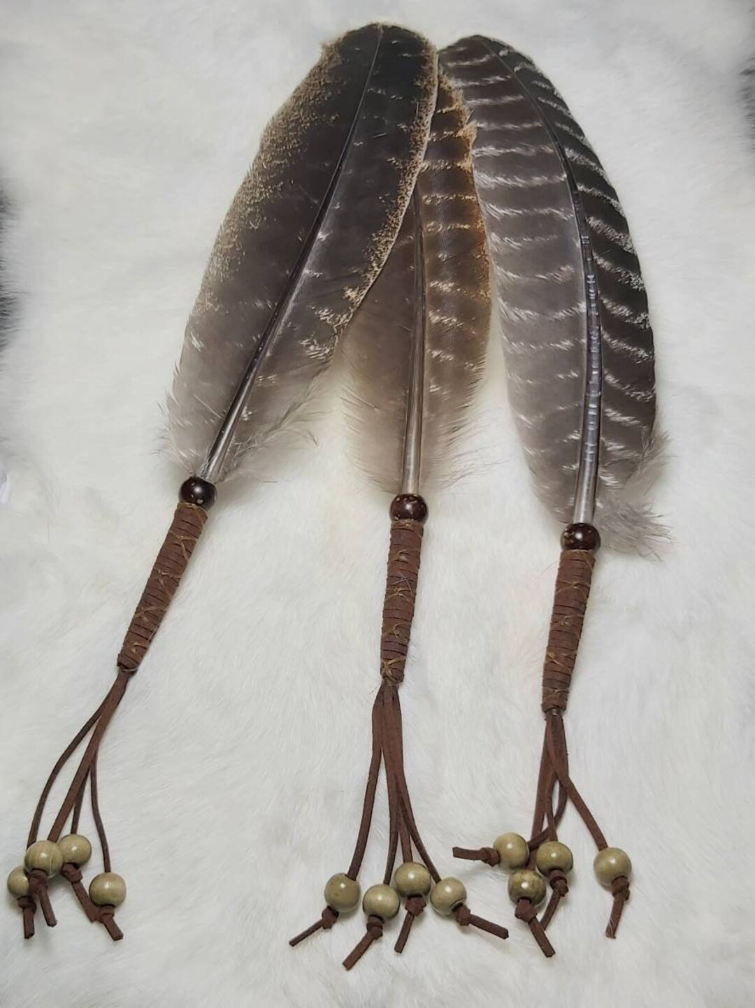 10"-12" TURKEY SMUDGE FEATHER - Prayer, Ceremonial, Spiritual, Saging ...