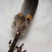 8"-10" SMUDGE FEATHER WAND: Prayer, Ceremony, Ritual, Spiritual, Saging ...