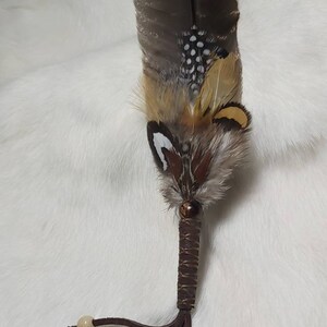 8"-10" SMUDGE FEATHER WAND: Prayer, Ceremony, Ritual, Spiritual, Saging ...
