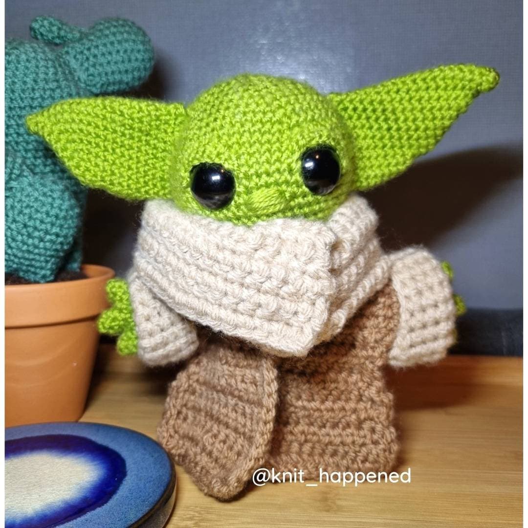 The Child Baby Yoda Amigurumi Crochet Baby Yoda - Etsy