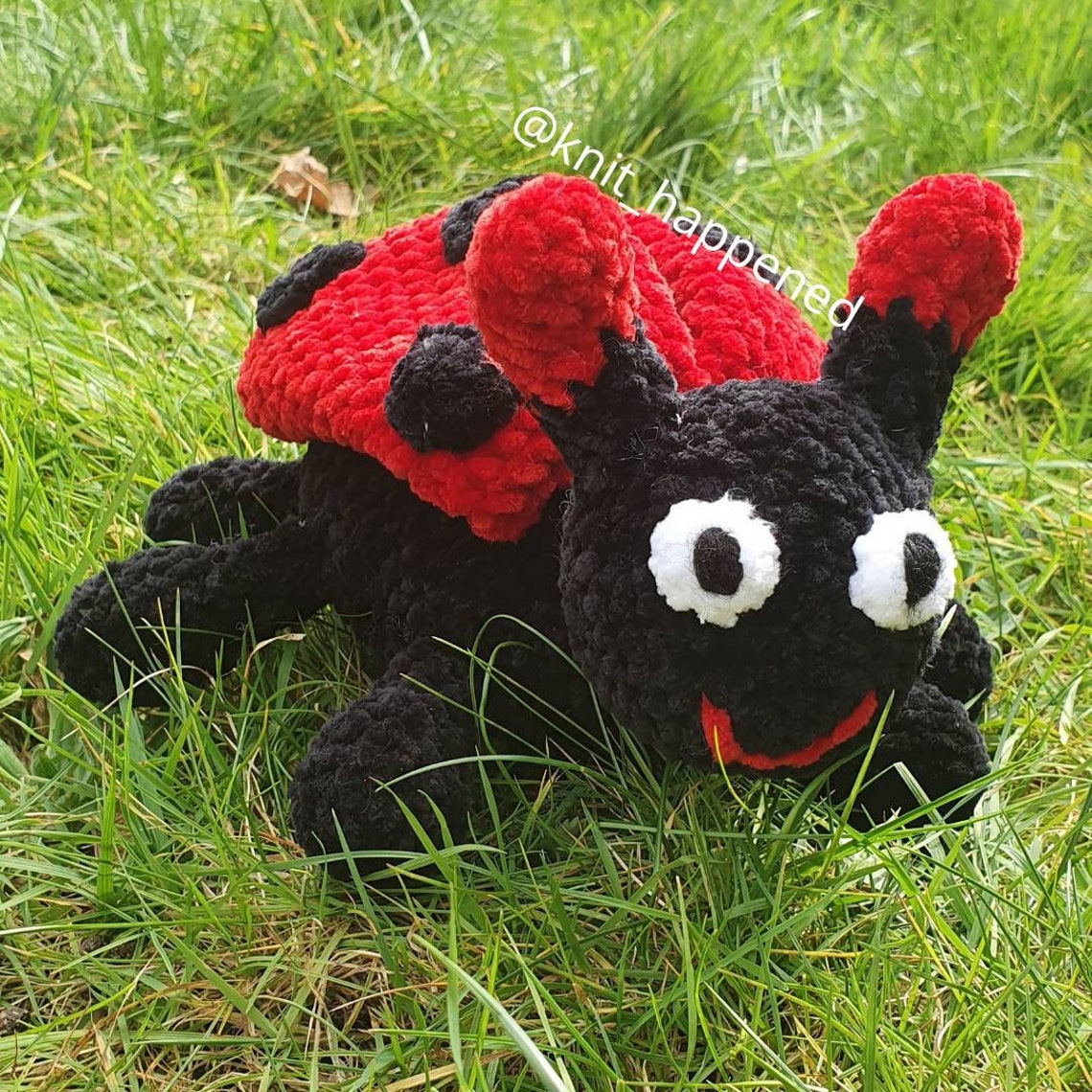 Ladybird Amigurumi Ladybird Plushy Soft Teddy Ladybug - Etsy
